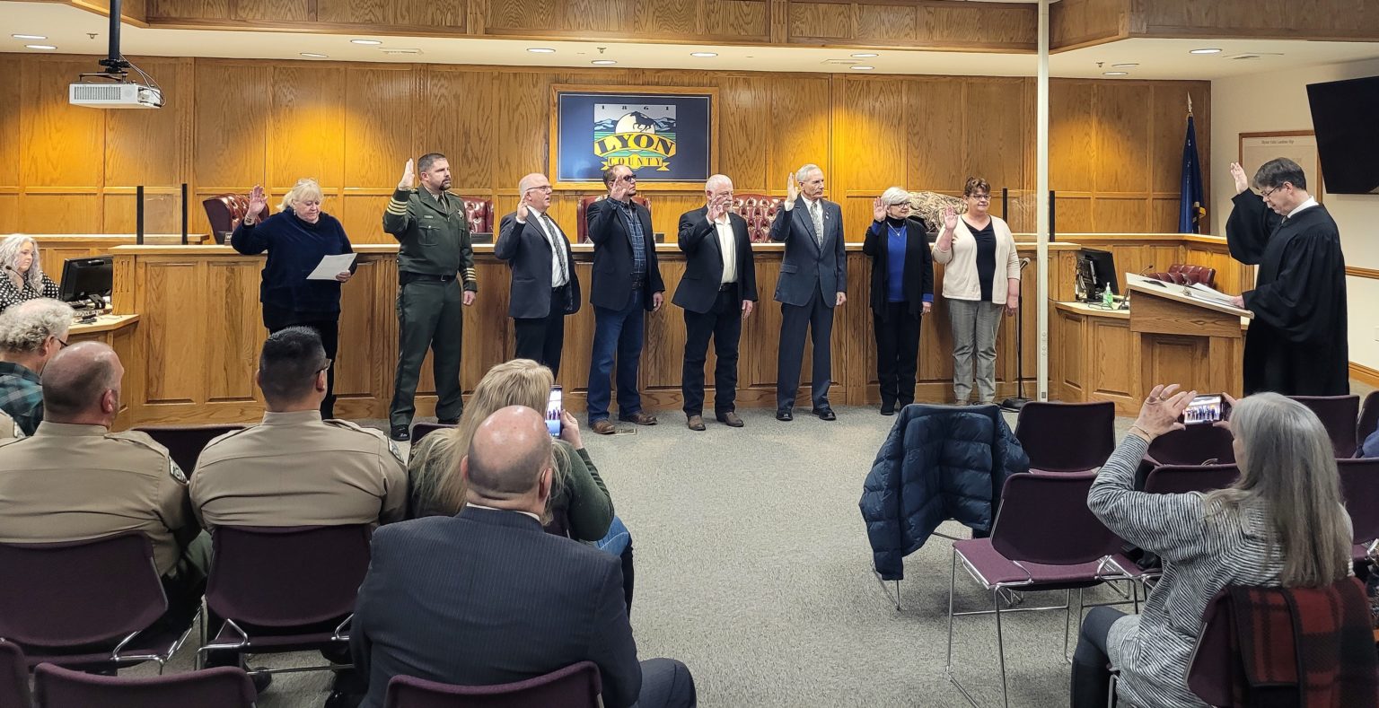 Lyon County Swears in Elected Officials : Tuesday, January 3, 2023 ...
