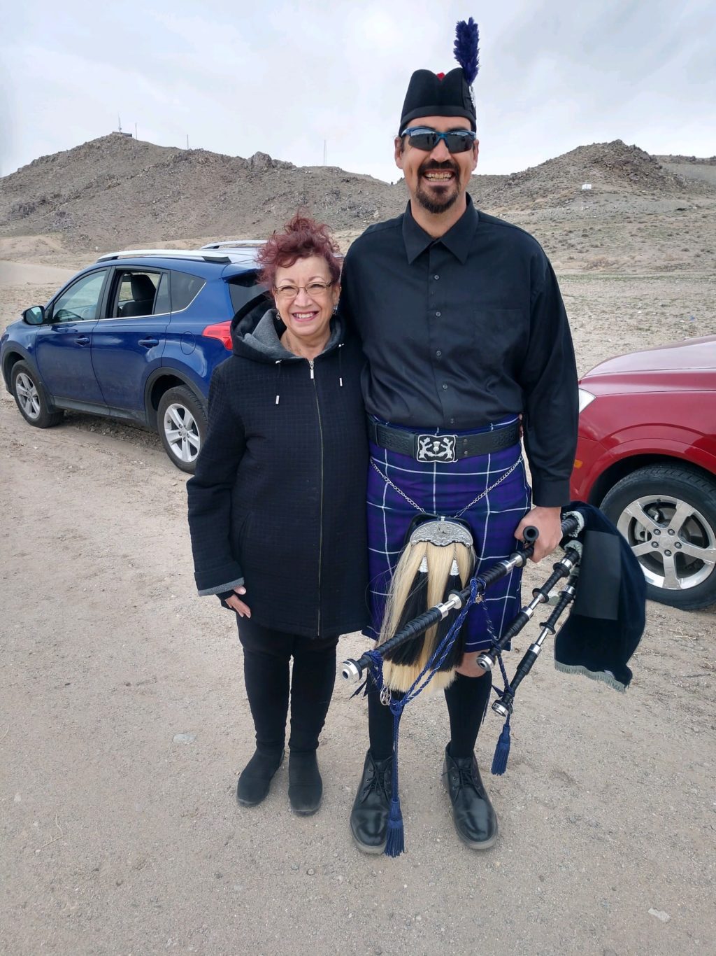 Pizen Switch Pipes & Drums 2022 Mar 19 Aunt Susie Beame-Mena with ...