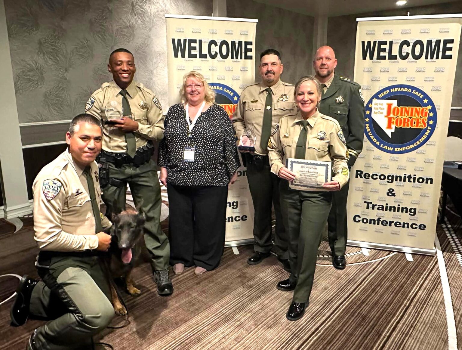 LCSO Joining Forces Awards 2023 Sep 12 Sgt. Julie Redmond, Dep Robert ...