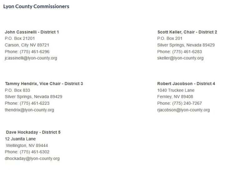 Lyon Commissioner Meeting Agenda, Zoom Link & Documentation for ...