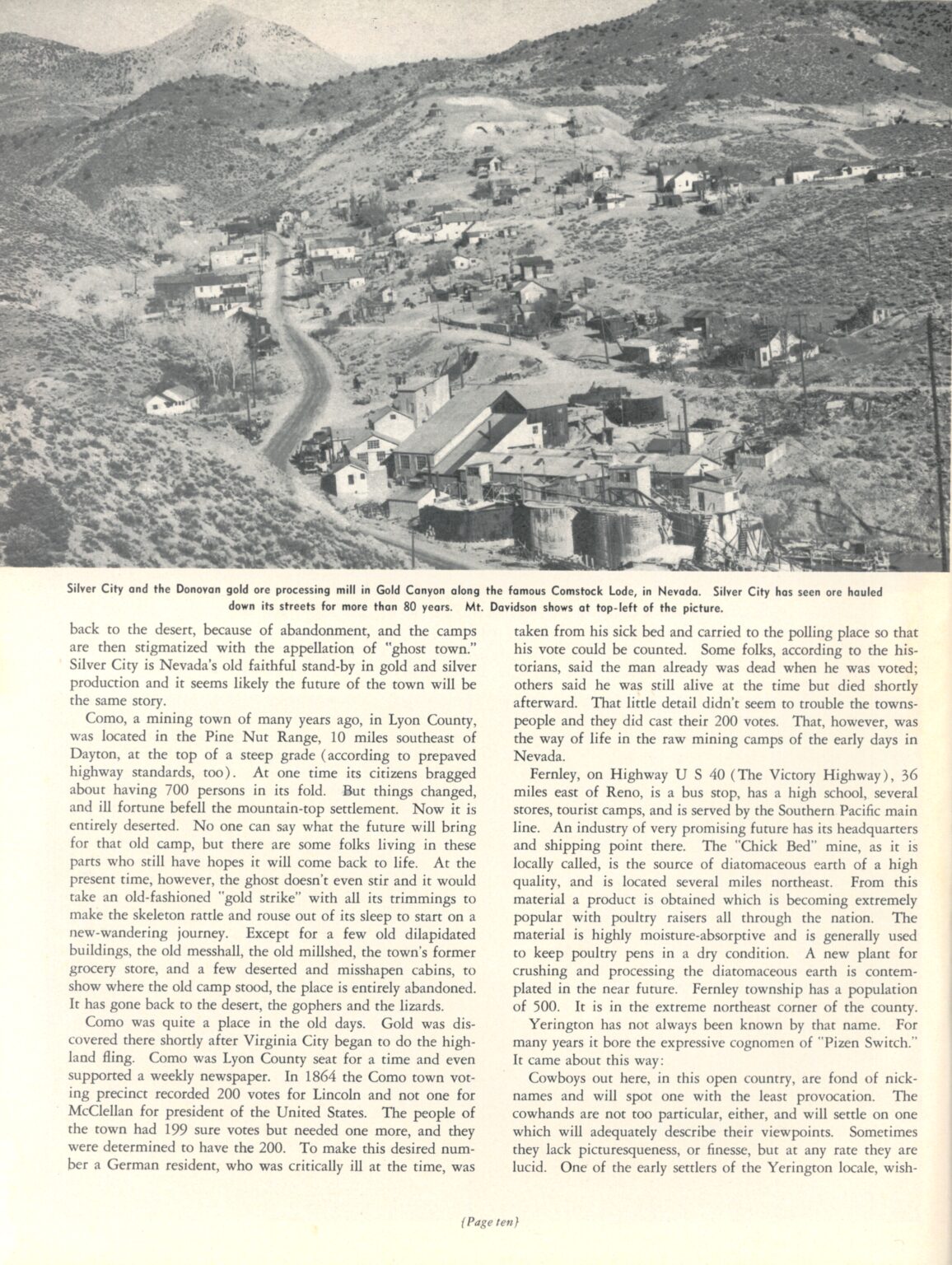 Highways to History: 1949 Life in Mason & Smith Valleys NV – Pizen ...