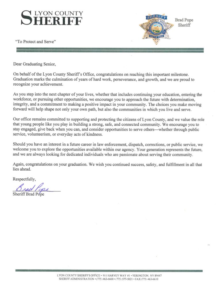 Sheriff Pope’s Message of the Week on Friday, June 12, 2026 – Pizen ...